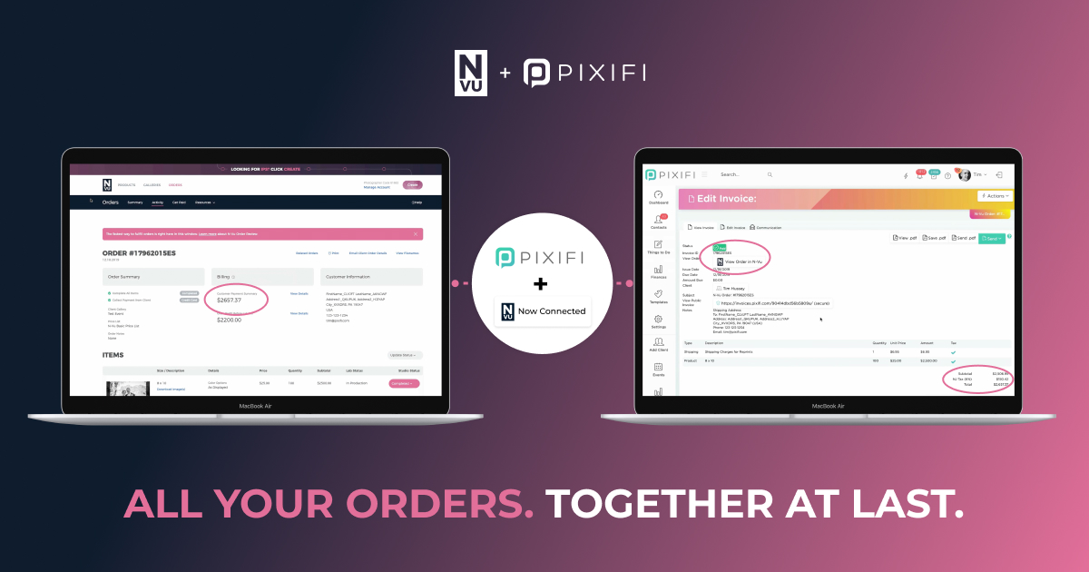 Pixifi Integration - N-Vu